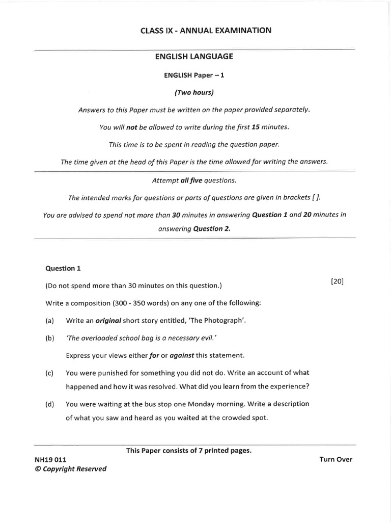 English Language | PDF