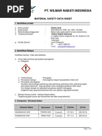 MSDS Etanol: Bahaya dan Penanganan | PDF