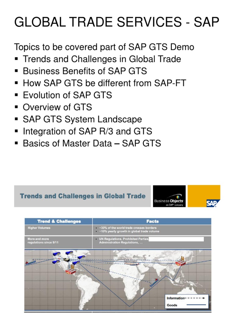 Sap GTS Demo V.4 | PDF