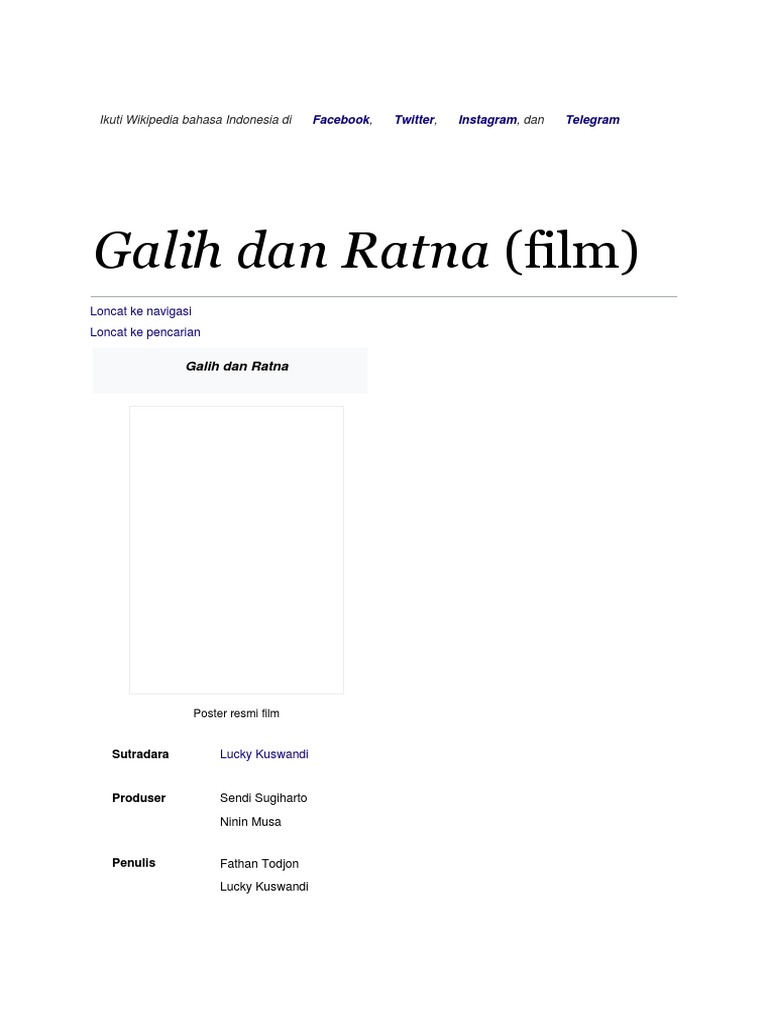 Galih & Ratna | PDF