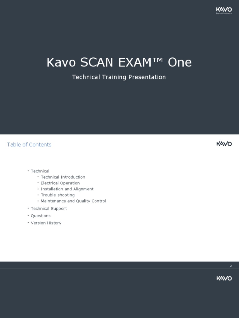 Technical - Training - Presentation - Scan Exam One 1.0 | PDF