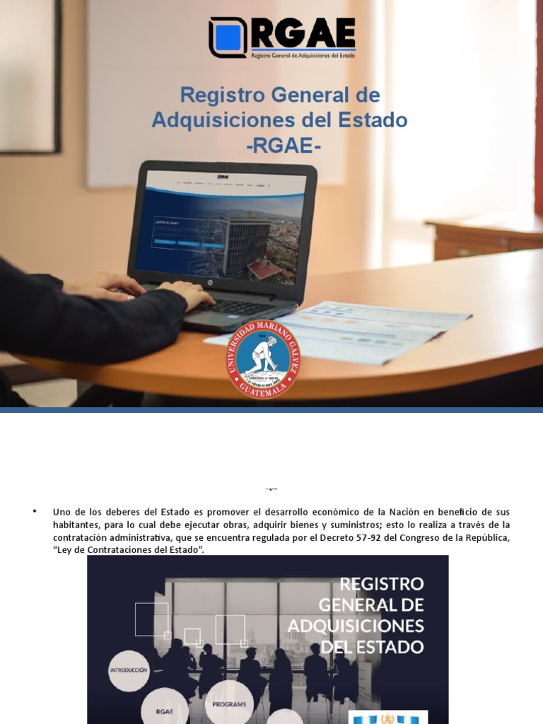 Presentacion RGAE - PPSX | PDF