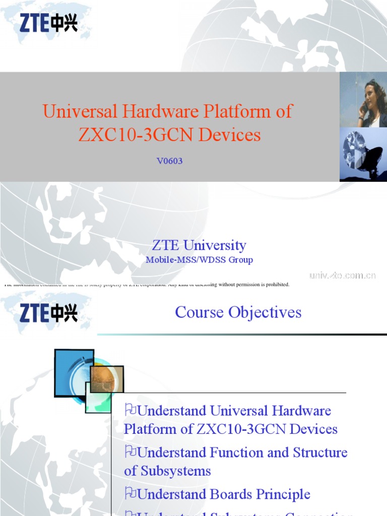4 Universal Hardware Platform of ZXC10-3GCN | PDF