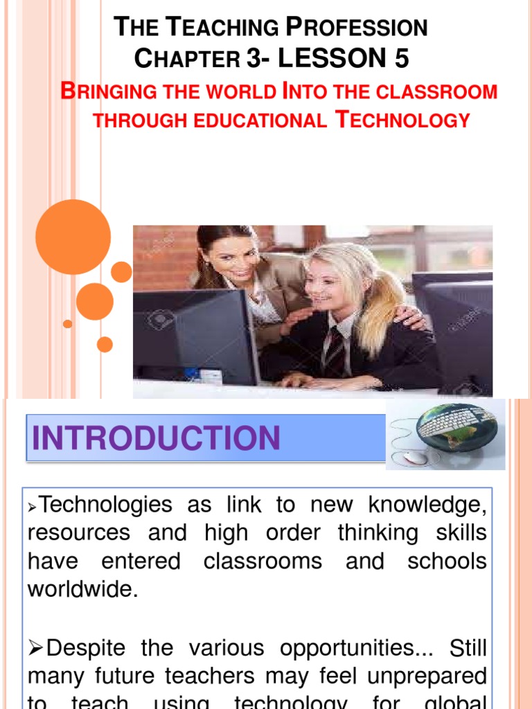 Bringing The World Into The Classroom Through Educational Technology | PDF