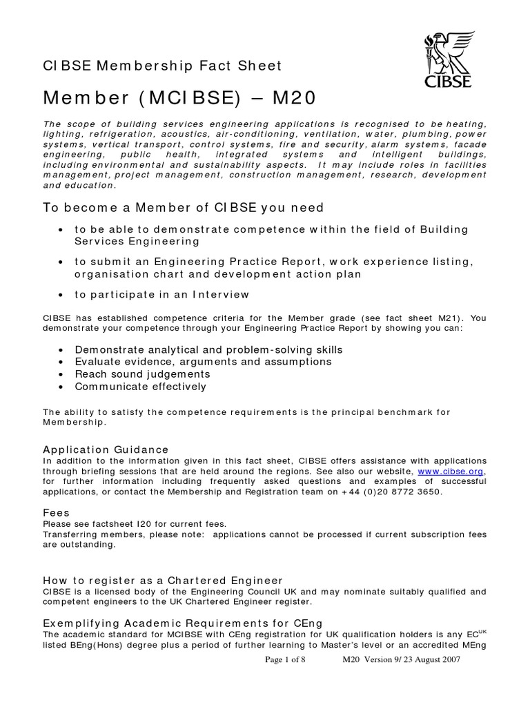 M20 Factsheet Pdf Pdf