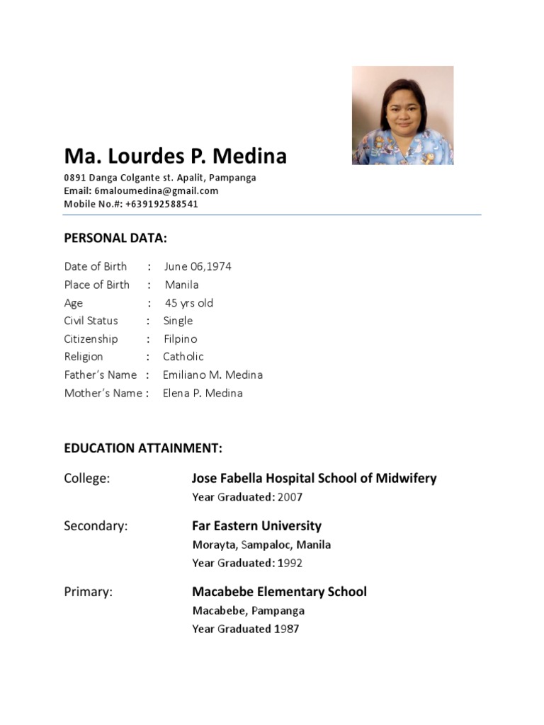 Malou New Resume | PDF