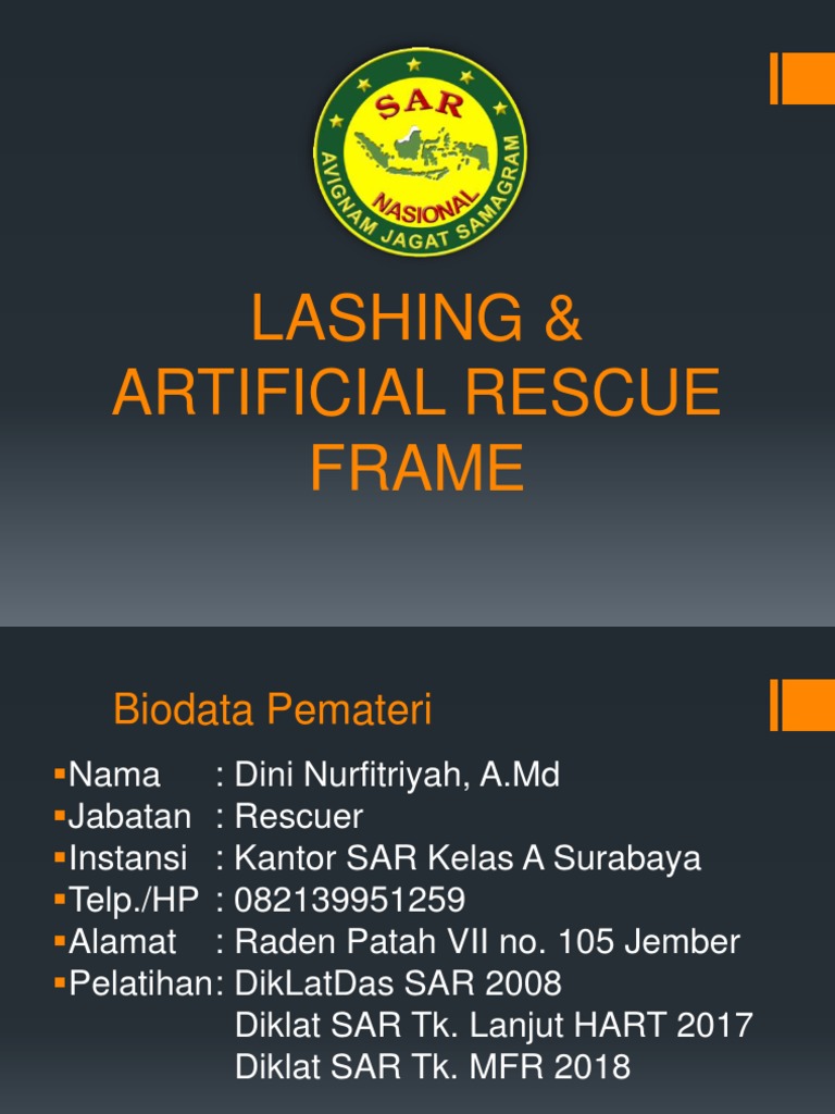 Teknik Lashing untuk A-Frame SAR | PDF | Teknologi & Rekayasa
