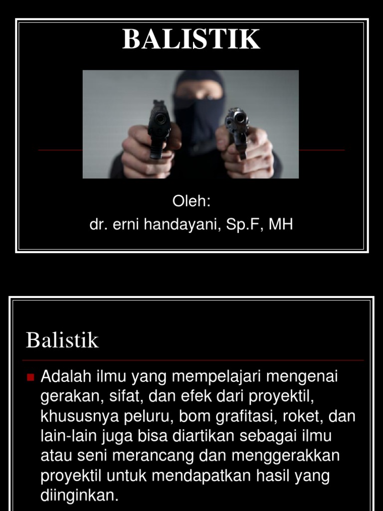 BALISTIK | PDF