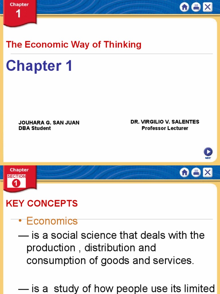 The Economic Way of Thinking | PDF | Finance & Money Management ...