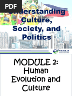 UCSP - Biological and Cultural Evolution | PDF | Homo | Evolution