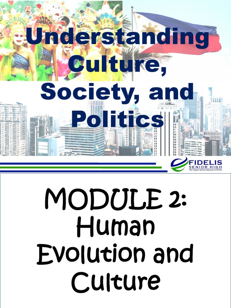 Module 2 Human Evolution And Culture Pdf