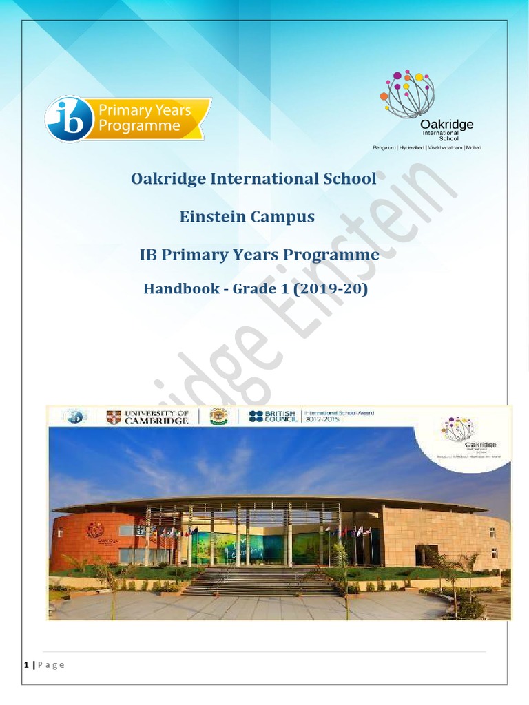 IB Primary Years Programme Handbook | PDF