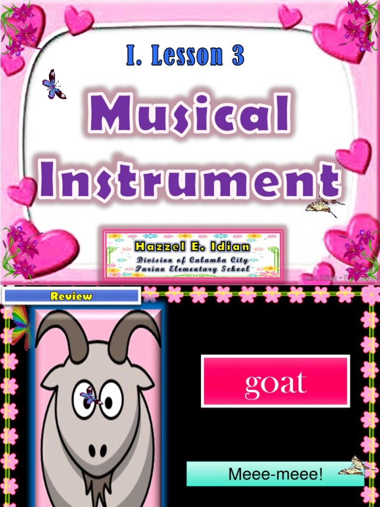 Powerpoint in Grade 2 Musical Instruments | PDF