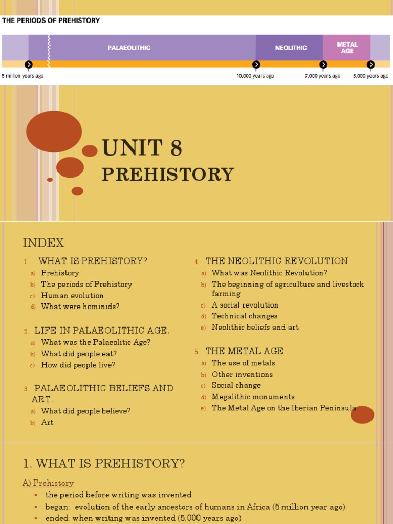 Unit8 Prehistory | PDF