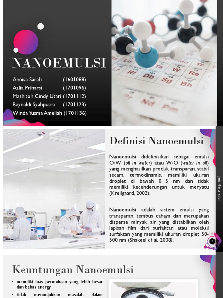 Nanoemulsi untuk Industri Farmasi | PDF