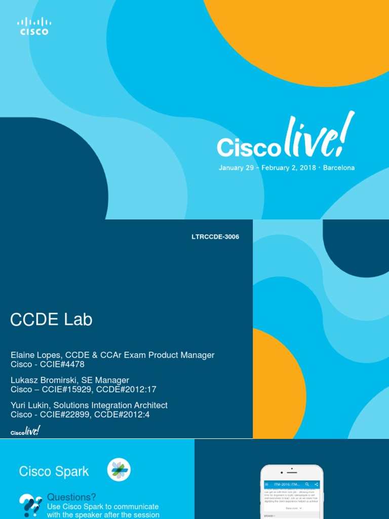 LTRCCDE-3006 - Advanced - CCDE Lab | PDF