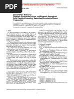 Astm D 149 | PDF | Electrical Breakdown | Insulator (Electricity)