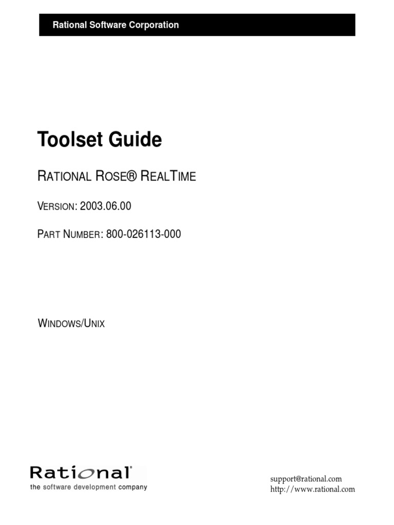 Rosert Toolset Guide PDF | PDF