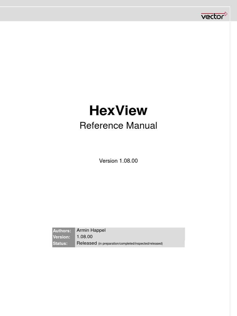 ReferenceManual HexView PDF | PDF