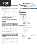 Daloy NG Programa FILIPINO | PDF