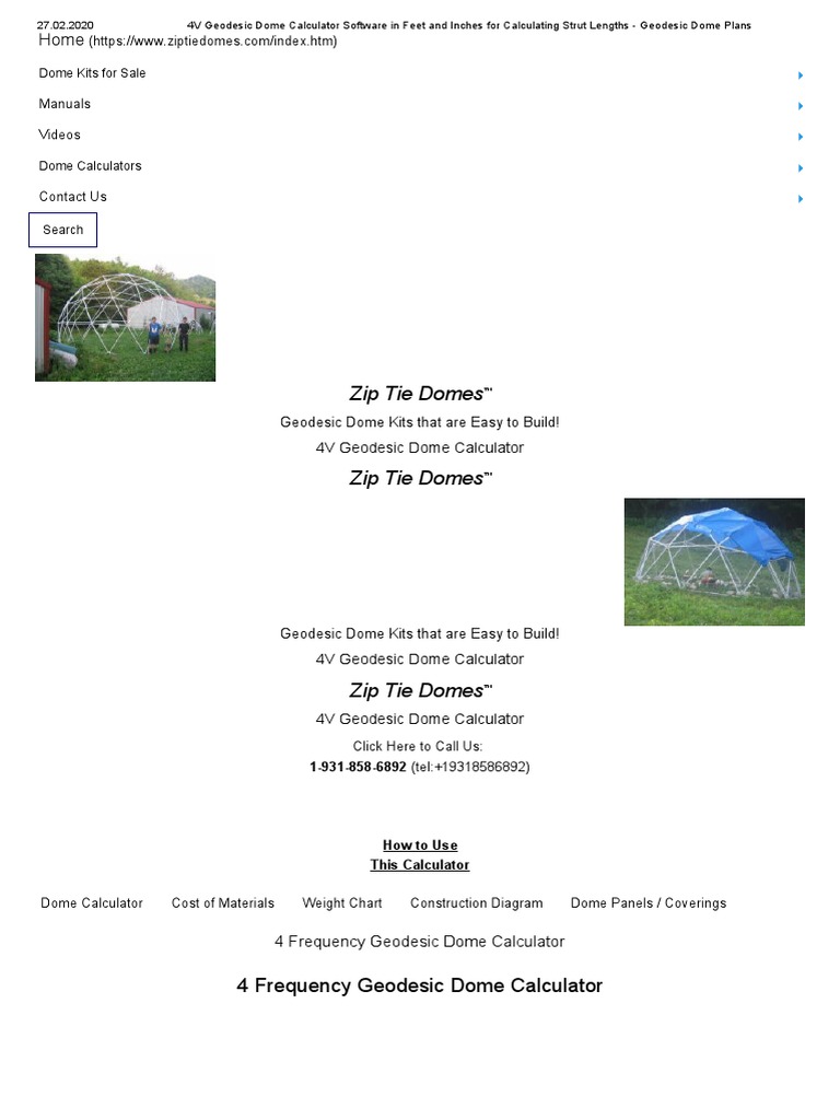 4V Geodesic Dome Plans 4V | PDF | Home & Garden | Computers