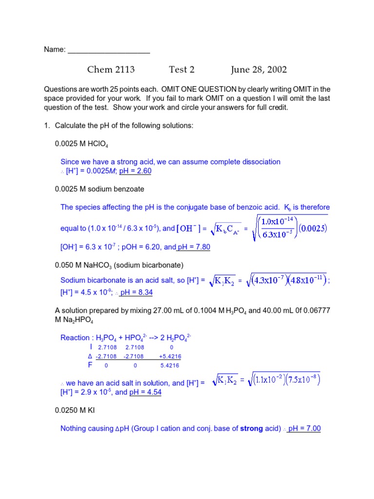 Chemometrics Final Exam Version2 Pdf