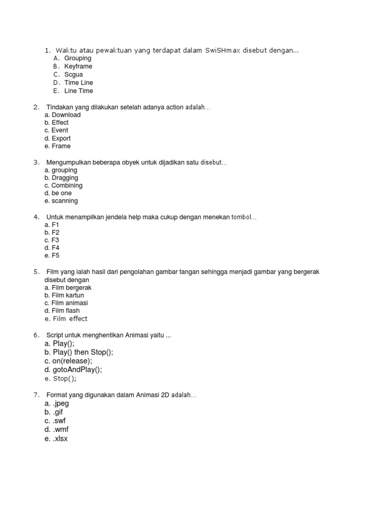 Panduan Lengkap Software Animasi dan Editing | PDF