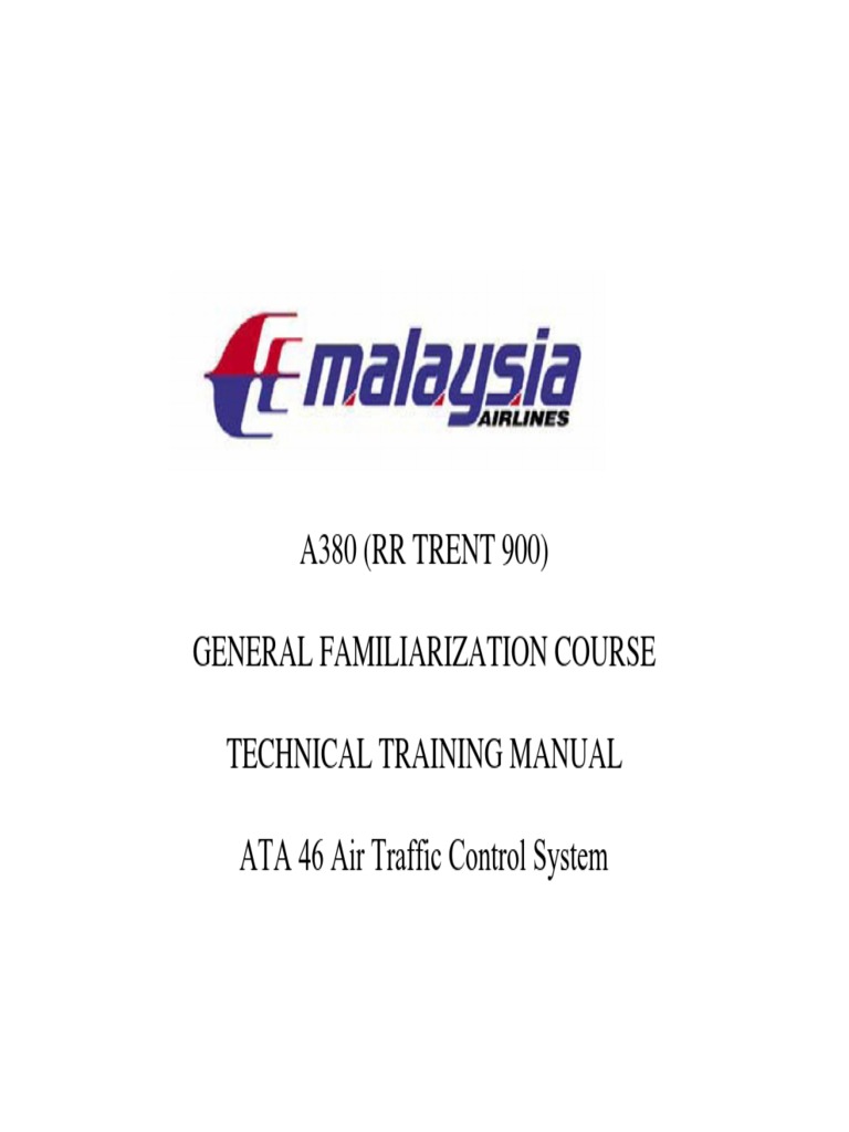 NOTE A380 ATA 46 ATC System GenFam CLASS NOTE | PDF