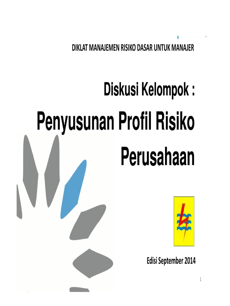 Materi 7M - Praktek Penyusunan Profil Risiko | PDF | Bisnis