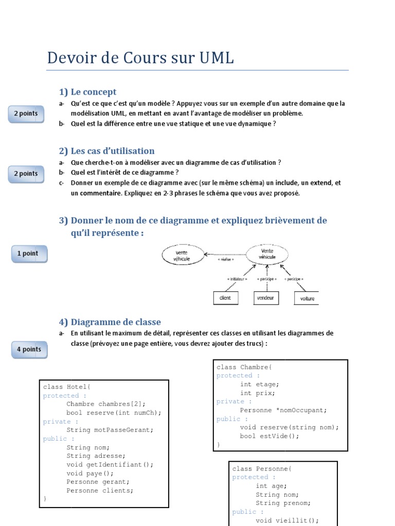 Introduction à UML et diagrammes | PDF | Langage de Modélisation Unifié ...
