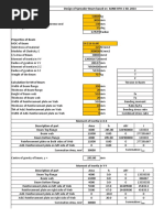 Spread Beam Calculation-070406 | PDF | Beam (Structure) | Bending