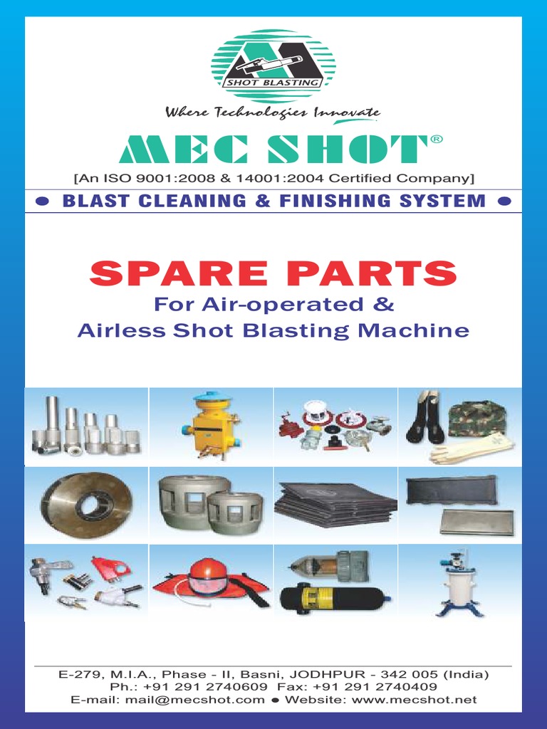 MEC SHOT Spares New Catalogue PDF | PDF