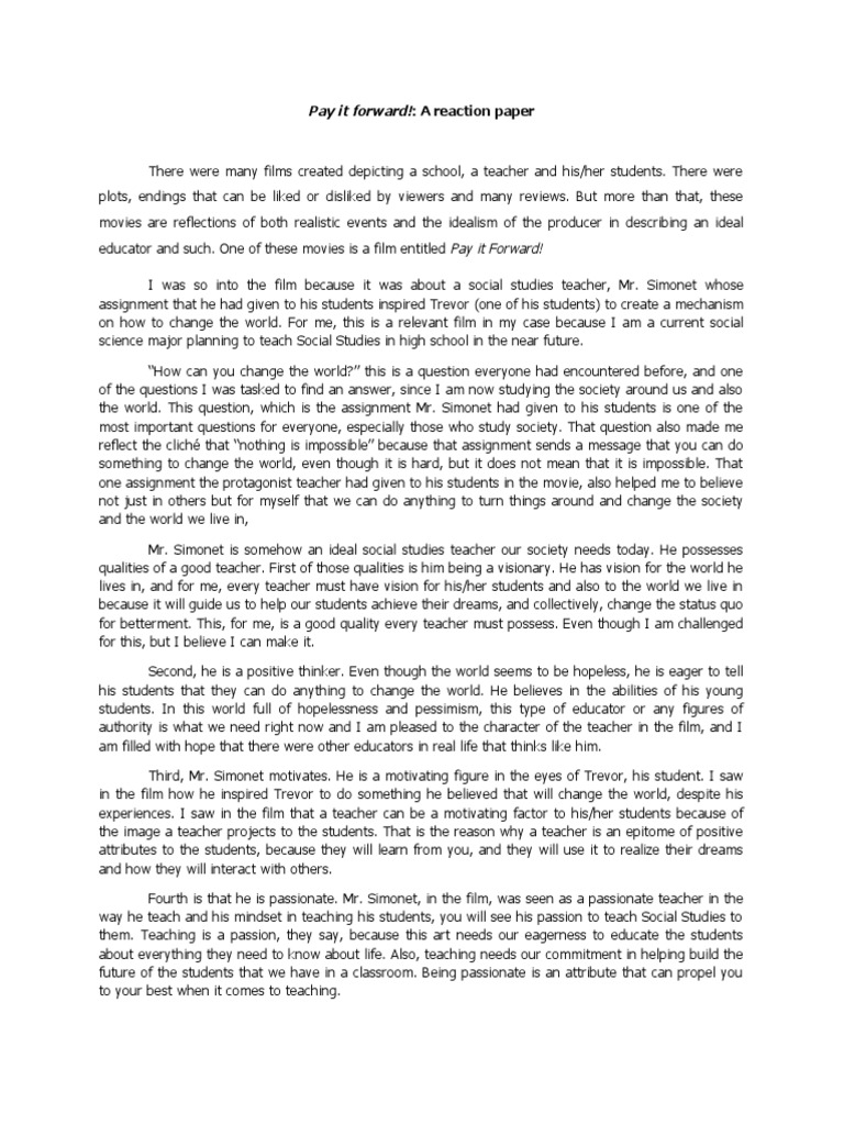 Future Educators' Inspiration | PDF | Career & Growth | Self-Improvement