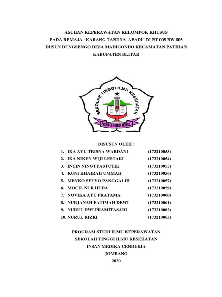 Askep Kelompok Khusus Remaja | PDF | Pengembangan Diri