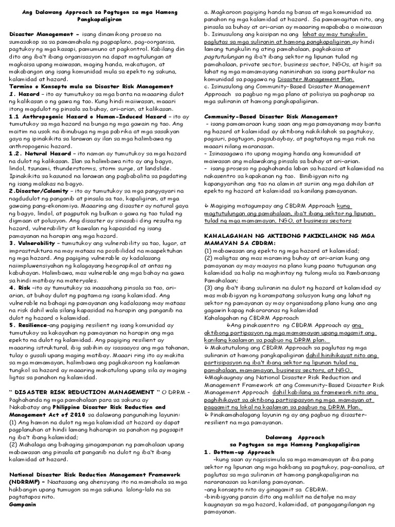 Ap 10 Notes A2 and A3 | PDF