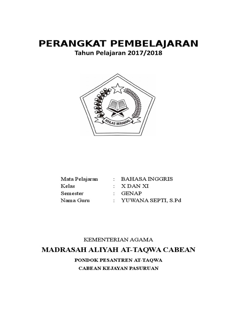 Cover RPP | PDF