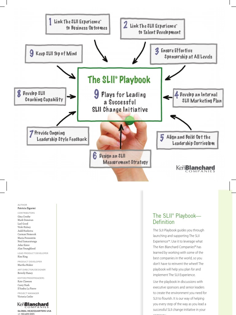 SLII Playbook PDF | PDF