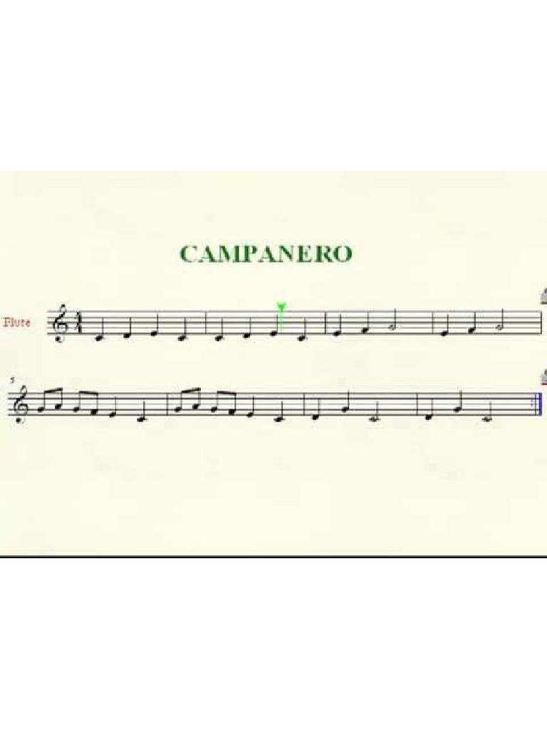 Campanero Partitura | PDF