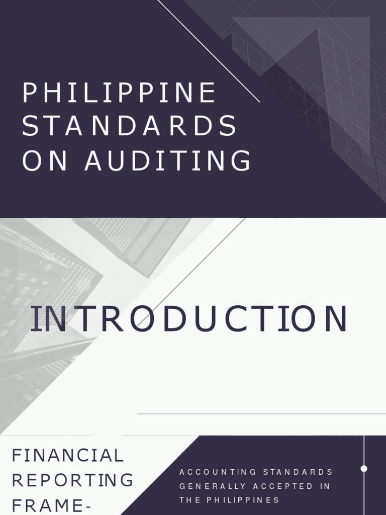 Philippine Auditing Standards Overview | PDF