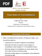 Time Rate of Consolidation in Geotechnics | PDF | Equations ...