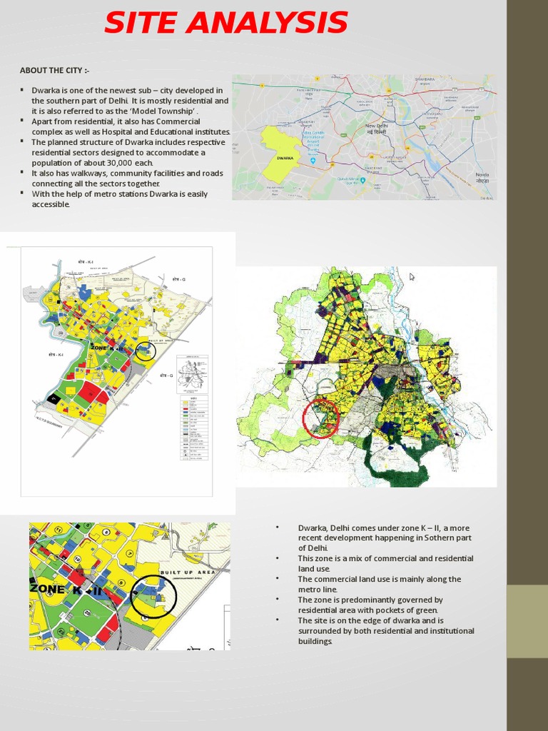 Site Analysis Dwarka Sec 8 | PDF