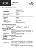 Dte 24 Hoja de Seguridad | PDF | Agua | Líquidos