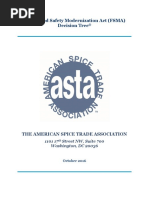 ASTA Analytical Method | PDF