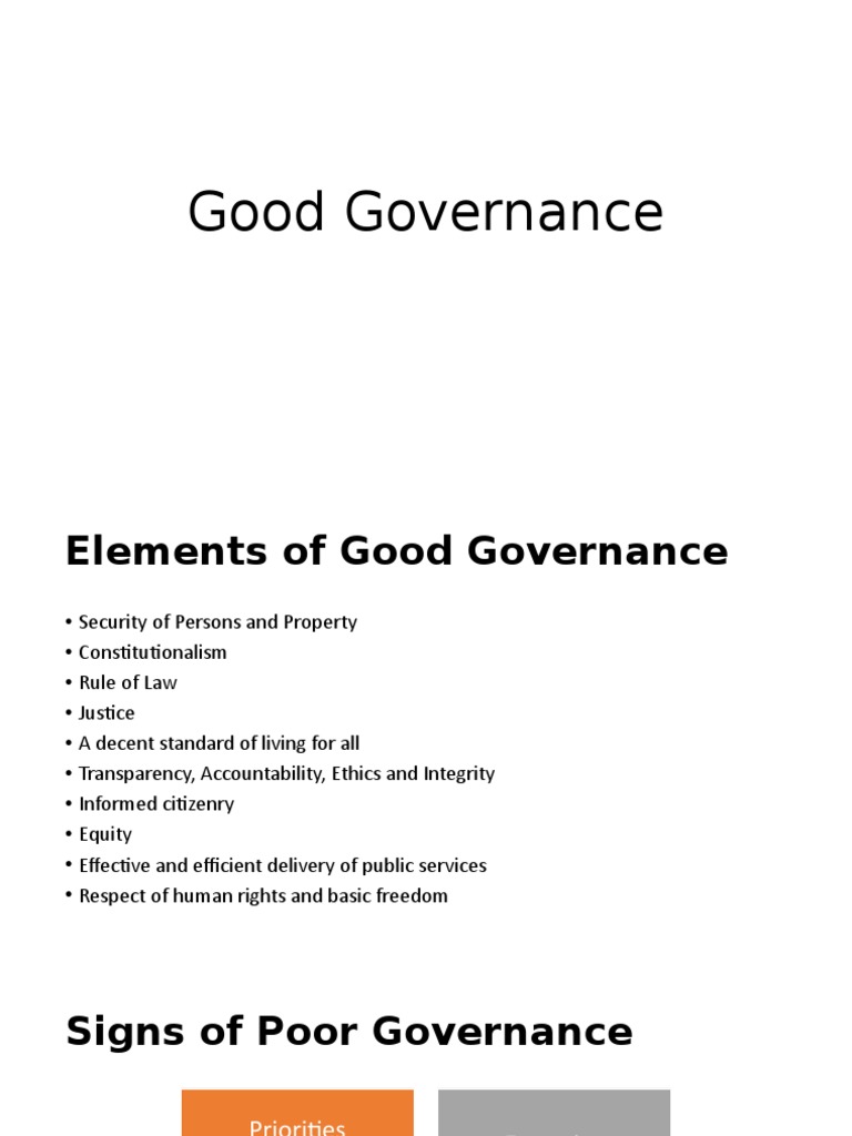 Corporate Good Governance | PDF