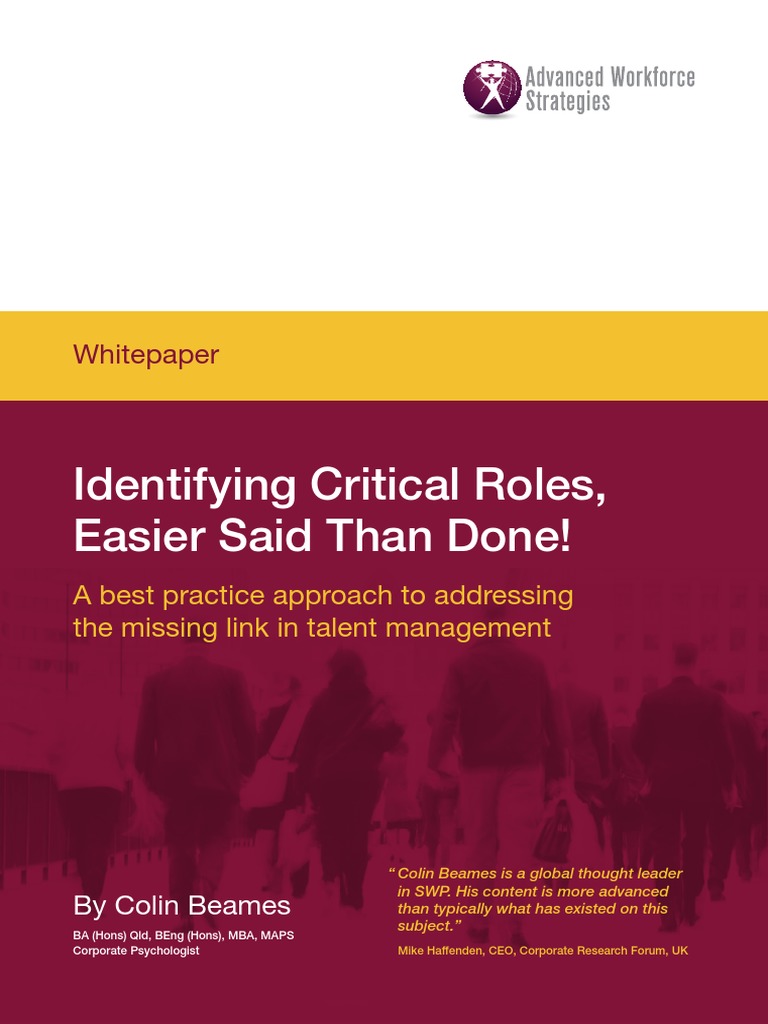 AWS Critical-Roles-Whitepaper v7 | PDF