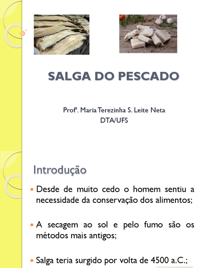 Aula Salga Pescado 2019 | PDF | Sal | Sal (Química)
