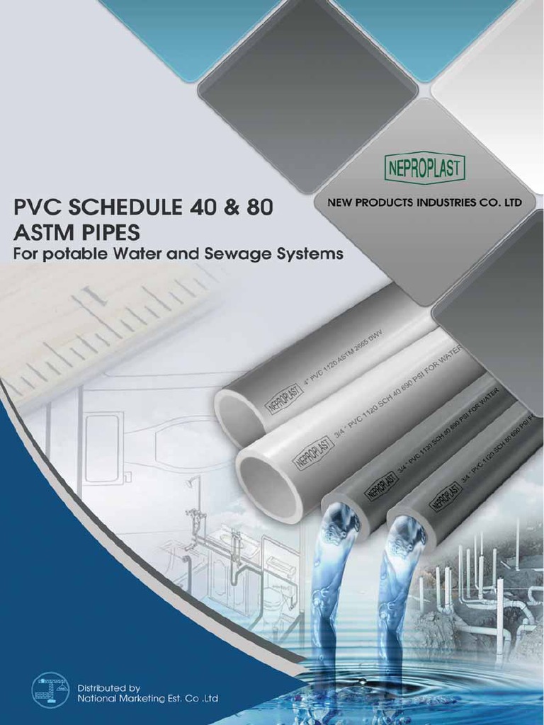 Neproplast PVC Pipes SCH 40 & SCH 80