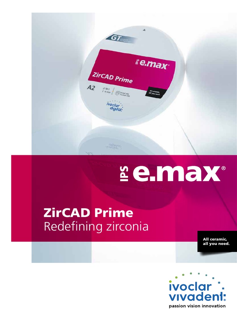 IPS E-Max ZirCAD Prime | PDF | Chemical Product Engineering | Building ...