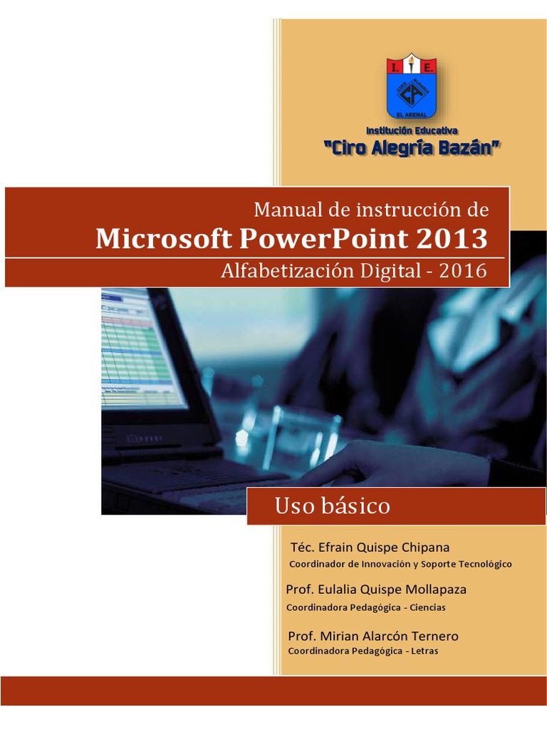 Manual de Instrucción PowerPoint 2013 | PDF | Microsoft PowerPoint ...