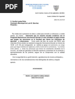 Oficio A Seguridad Pública | PDF | Escuelas | Enseñando y aprendiendo